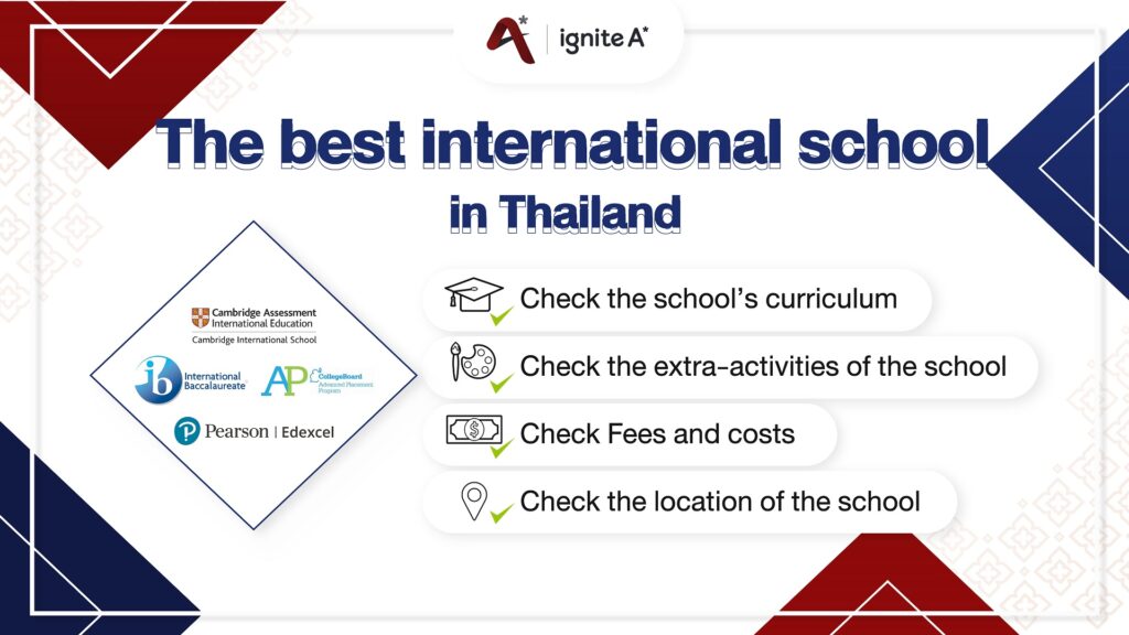 How to choose the international school in Thailand – ignite A Star